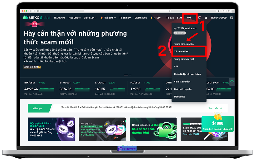 What is MEXC floor? Instructions for registering and using MEXC floor - TND NETWORK